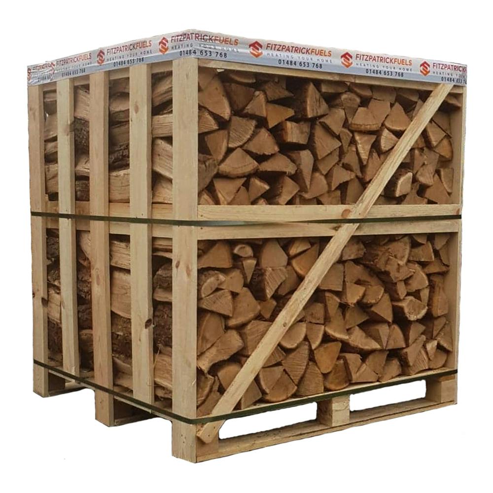 1.5 Cubic Meter Crate | Large Crate of Kiln Dried Oak Logs