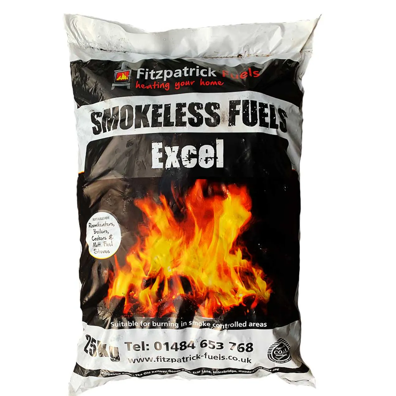 Excel Smokeless Fuel (25kg) | Fitzpatrick Fuels Huddersfield
