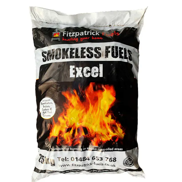 Excel Smokeless Fuel (25kg) | Fitzpatrick Fuels Huddersfield
